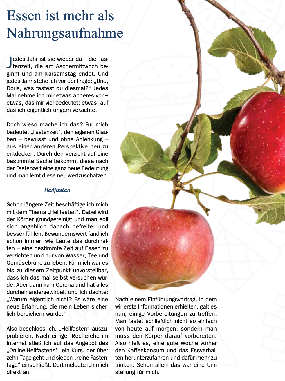 Kompass - Essen ist mehr als Nahrungsaufnahme - Naturheilpraxis St. Rochus